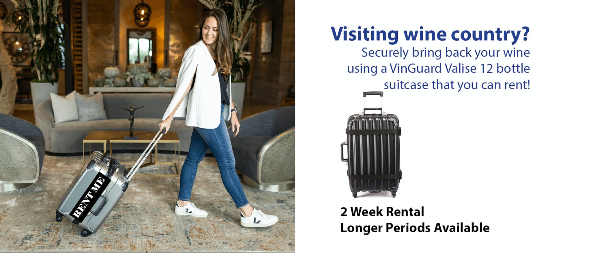 RENT A WINE SUITCASE - Travel with Wine - Cool Springs Wine